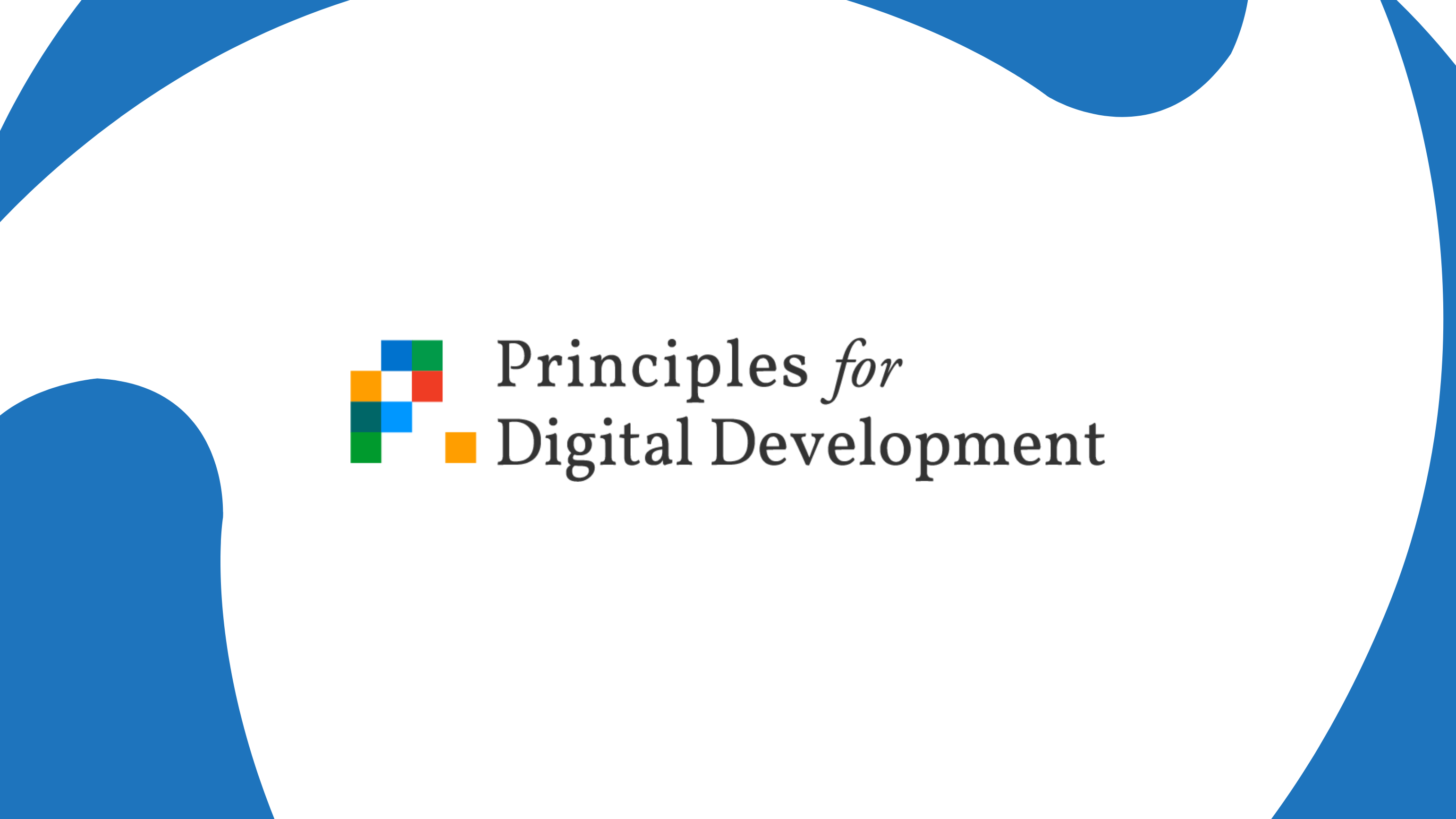 Applying the principles for digital development in social protection ...